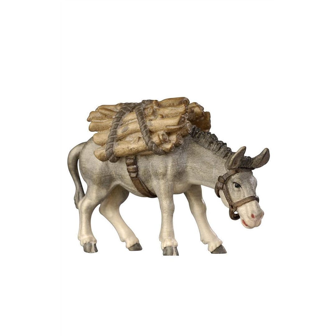 Hand-painted Maple Wood Nativity Donkey – Christmas Religious Figurine ...