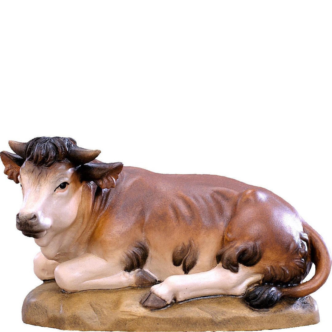 Hand Carved Maple Wood Lying Ox – Nativity Figurine - Etsy