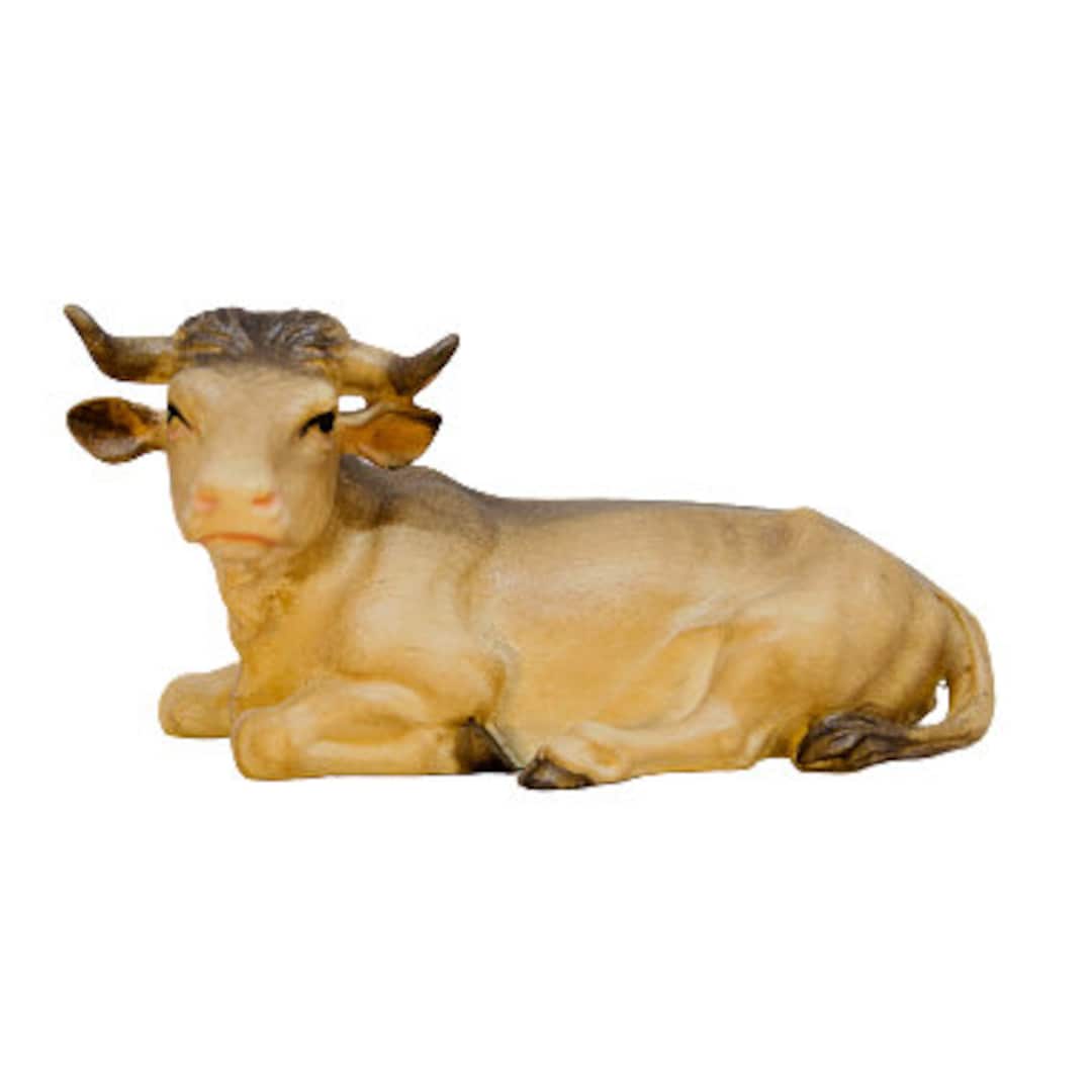 Nativity Bull - Traditional Nativity Animals – Ox, Nativity Figurines ...