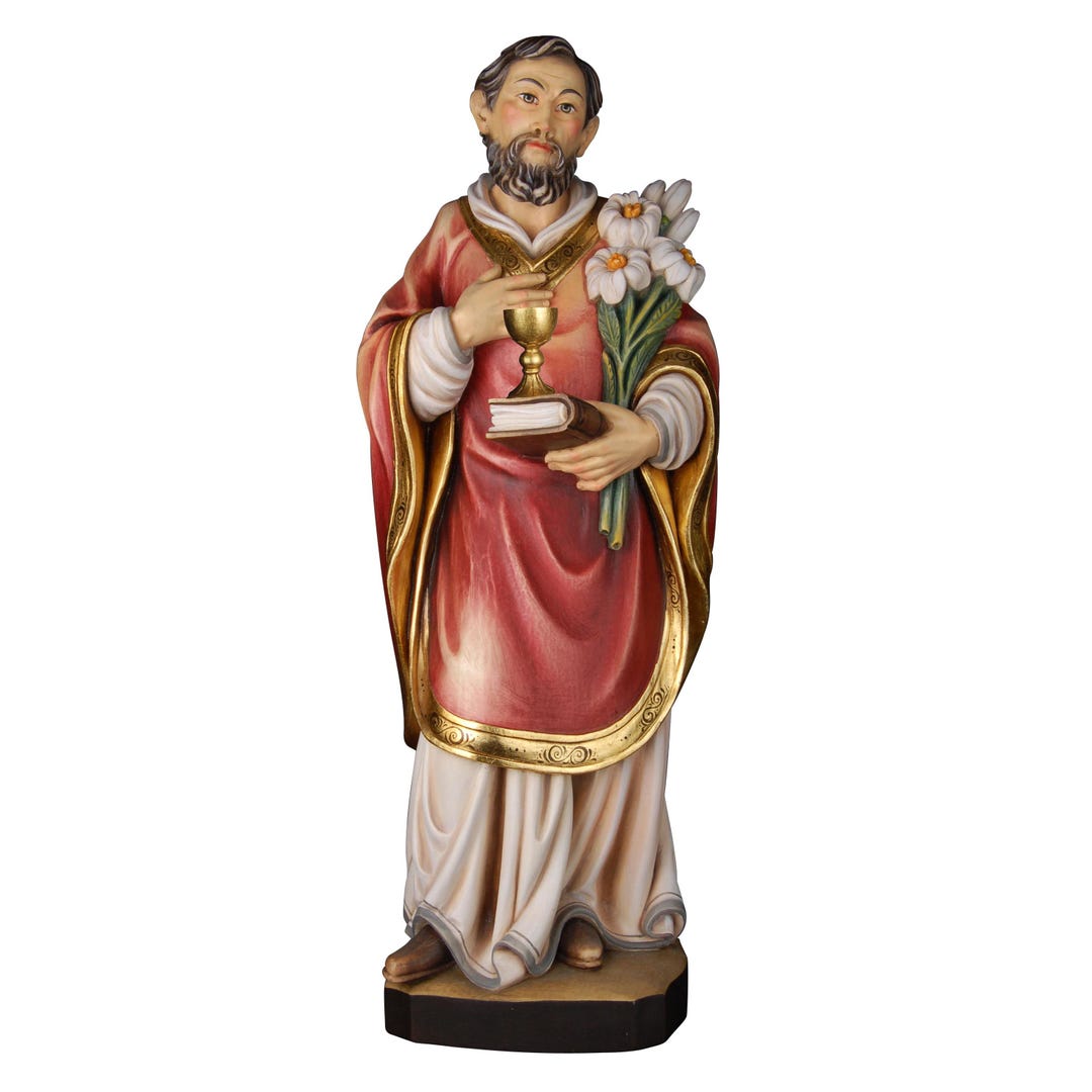 Saint Nicodemus With Calyx Wooden Statue, Religious Statues, Catolic ...