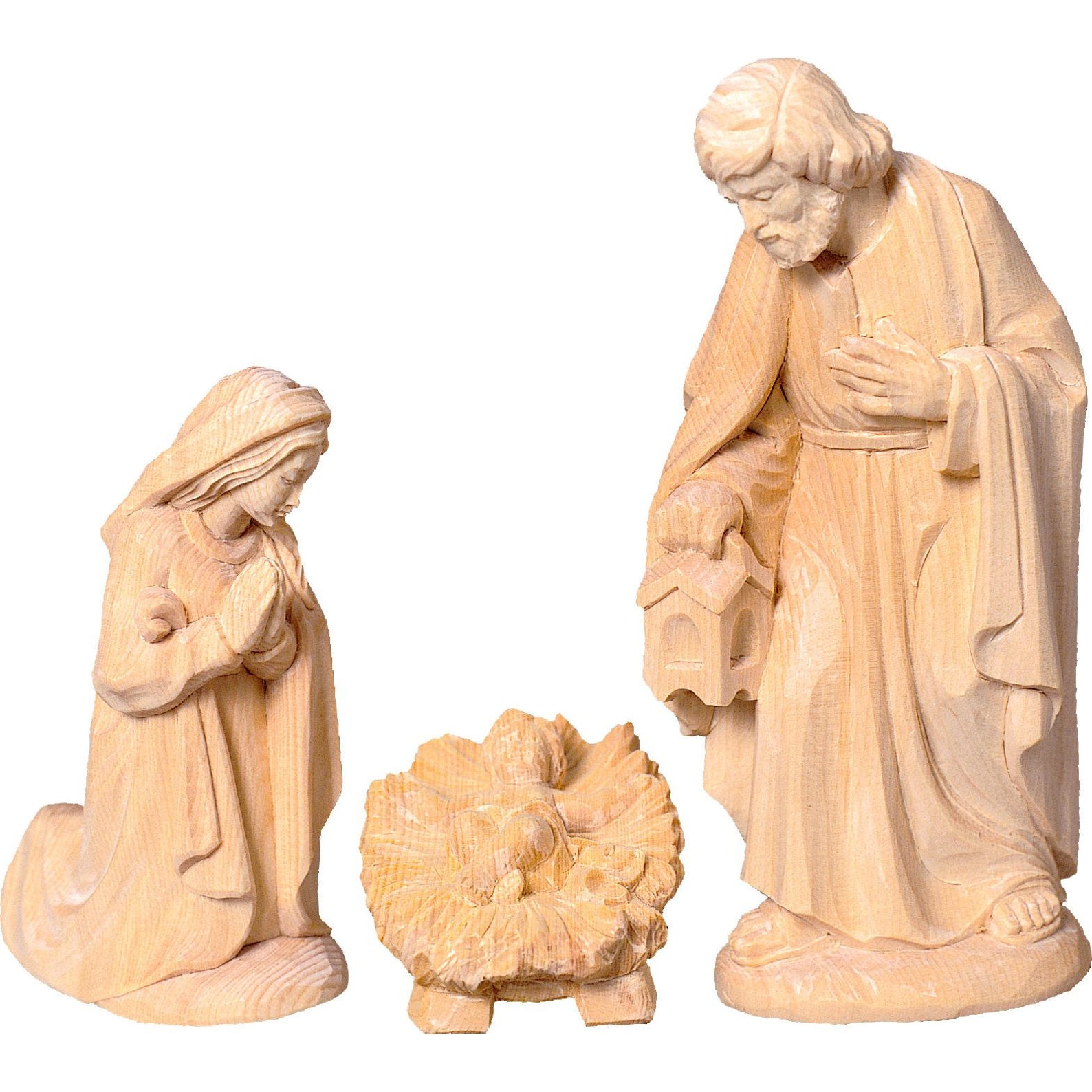 Hand Carved Holy Family Nativity Set – Mountain Maple, Made in Italy - Etsy