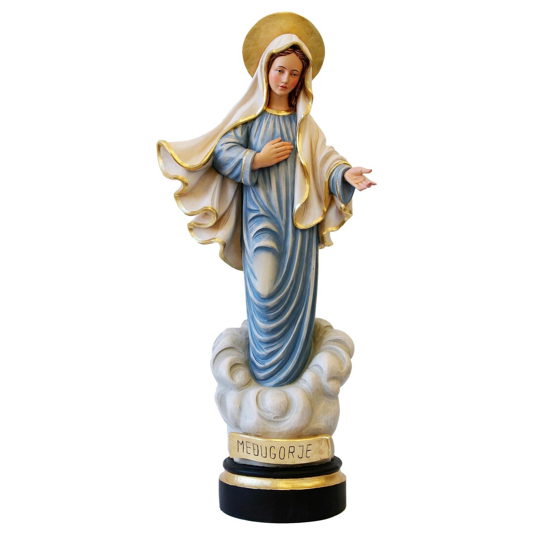 Our Lady of Medjugorje Fiberglass Statue, Catholic Religious Gift - Etsy