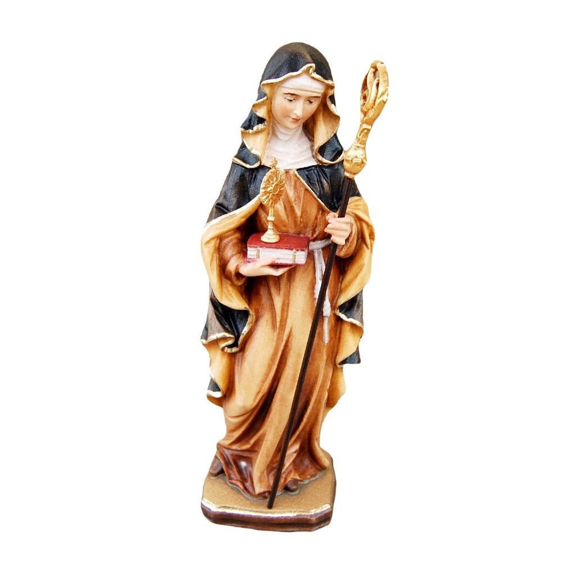 Saint Nonna Wooden Statues Life Size Religious Sacred | Etsy