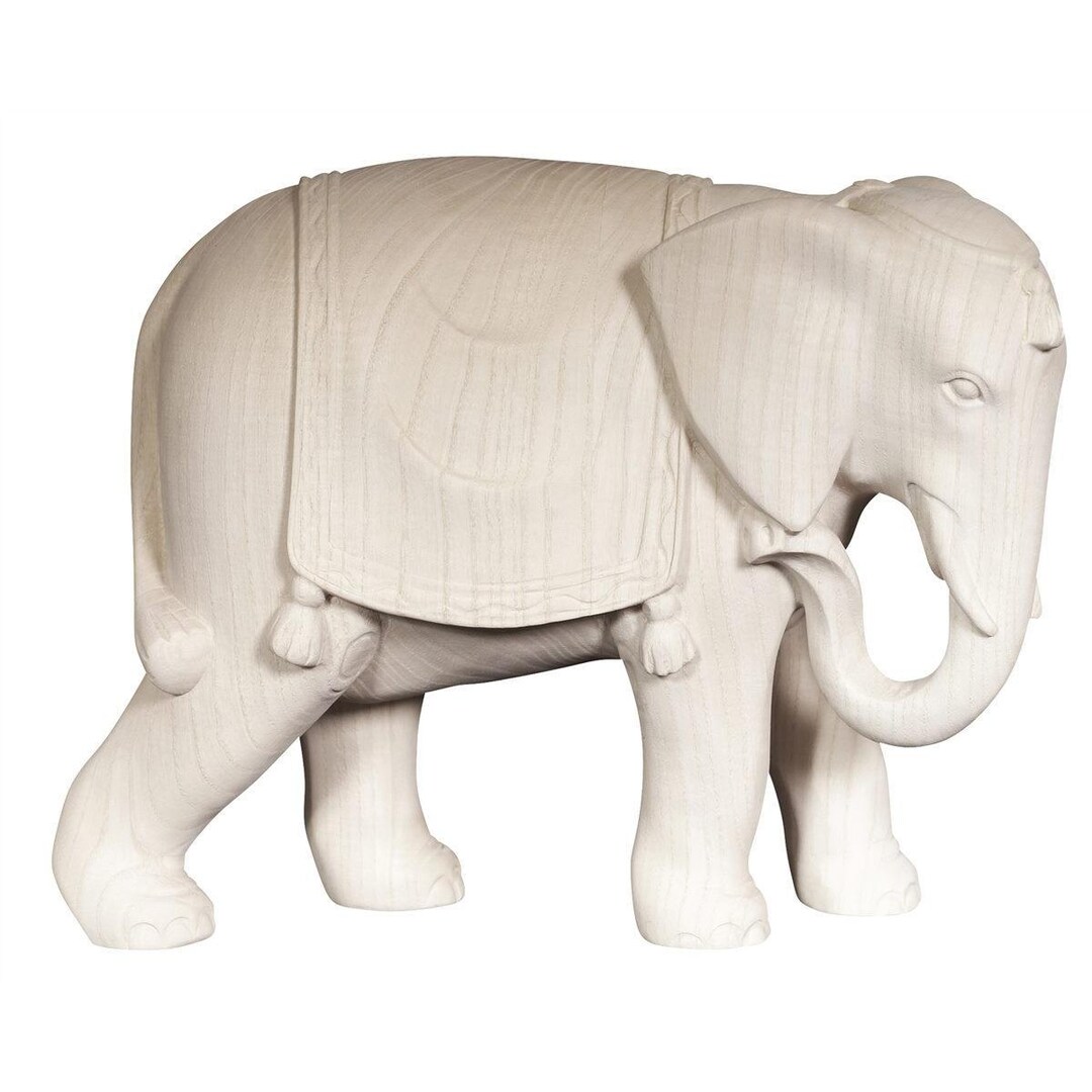 Wooden Elephant Nativity Figurine - Catholic Christmas Decor - Etsy