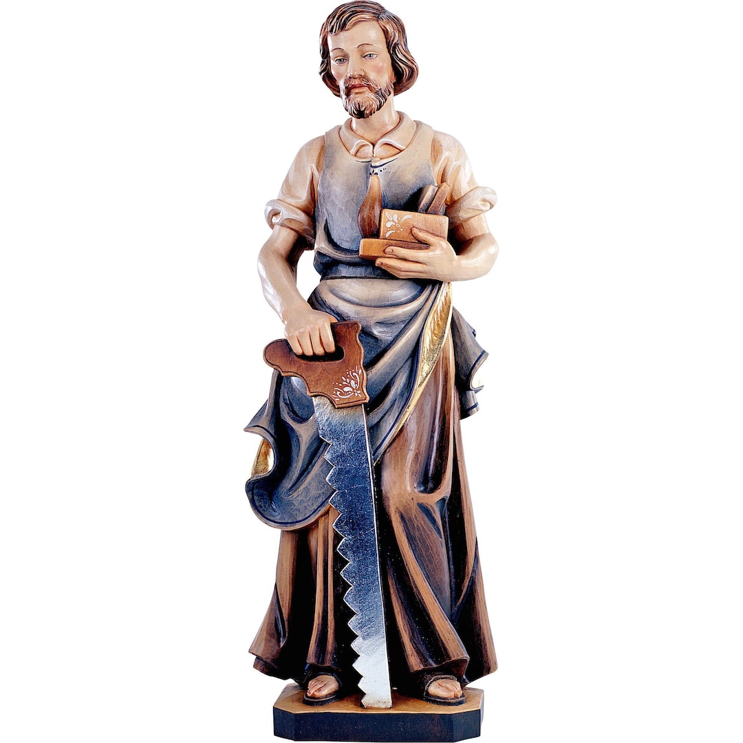 St. Joseph the Worker Wooden Statue St. Joseph the Worker Wooden Statue ...
