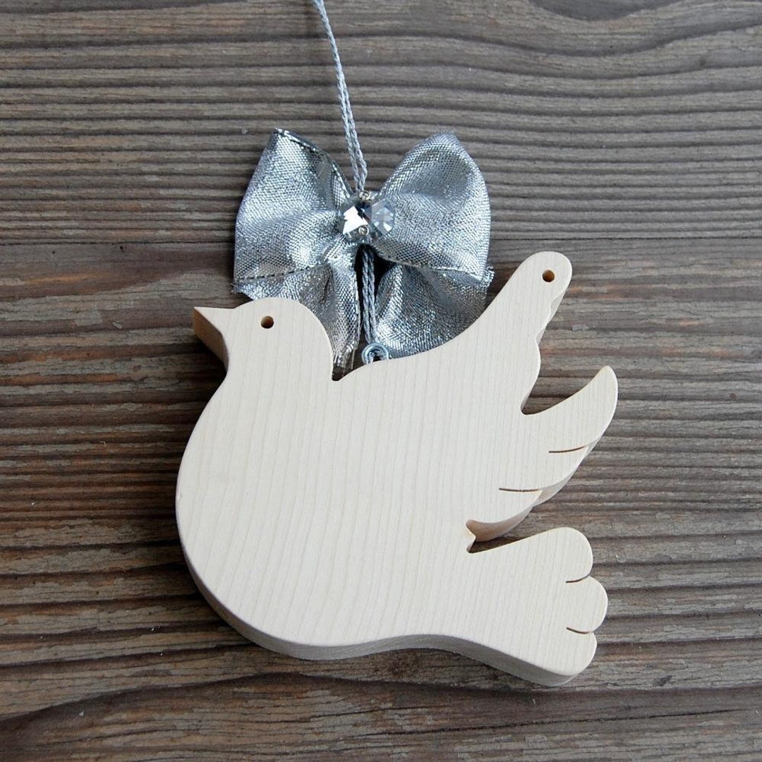 Wooden Dove Decoration - Etsy