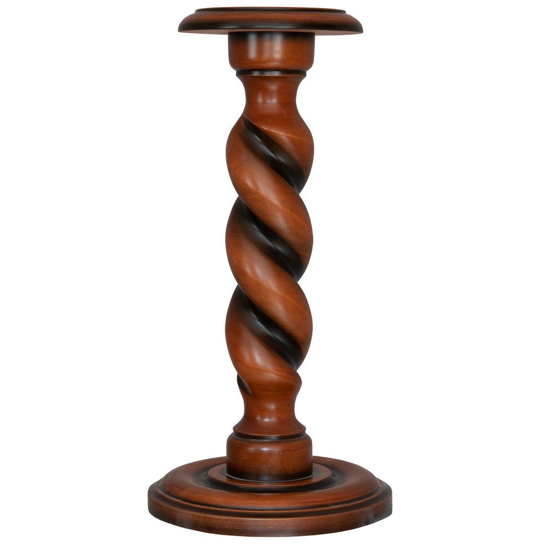 Elegant Twisted Wood Display Stand, Sculpture Pedestal (70cm) - Etsy