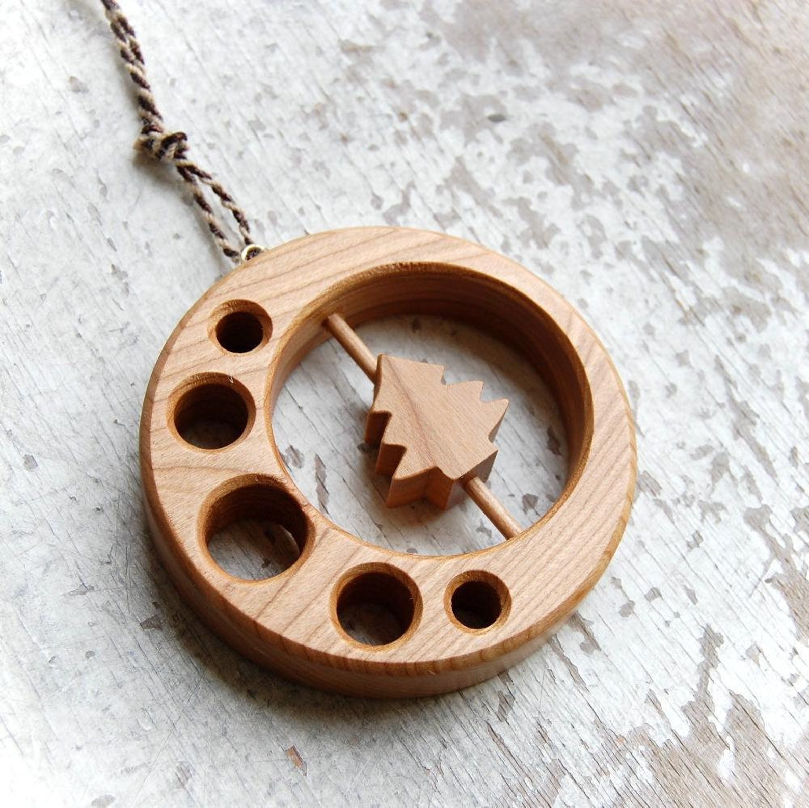 Spinning Wooden Tree - Etsy