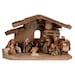 Traditional Nativity Set With Tyrolean Stable 12 Figures - Etsy
