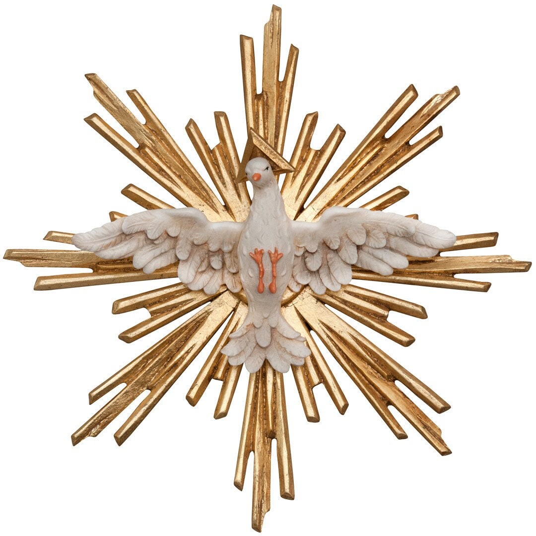 Holy Spirit With Holy Halo -religious Catholic Decoration, Religious ...