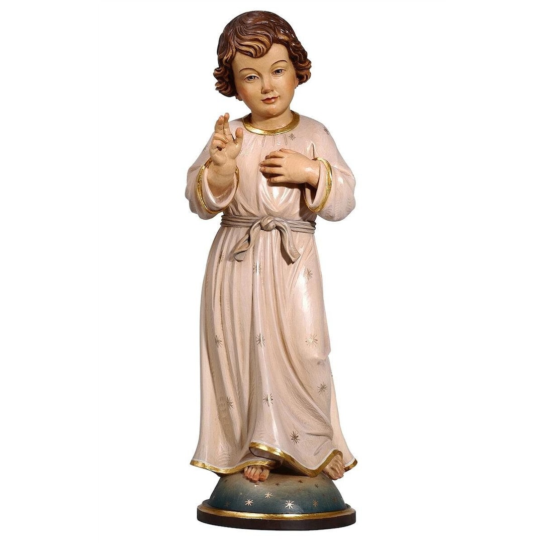Jesus Child Wooden Statue, Life Size Saint Religious Statues Sculptures ...
