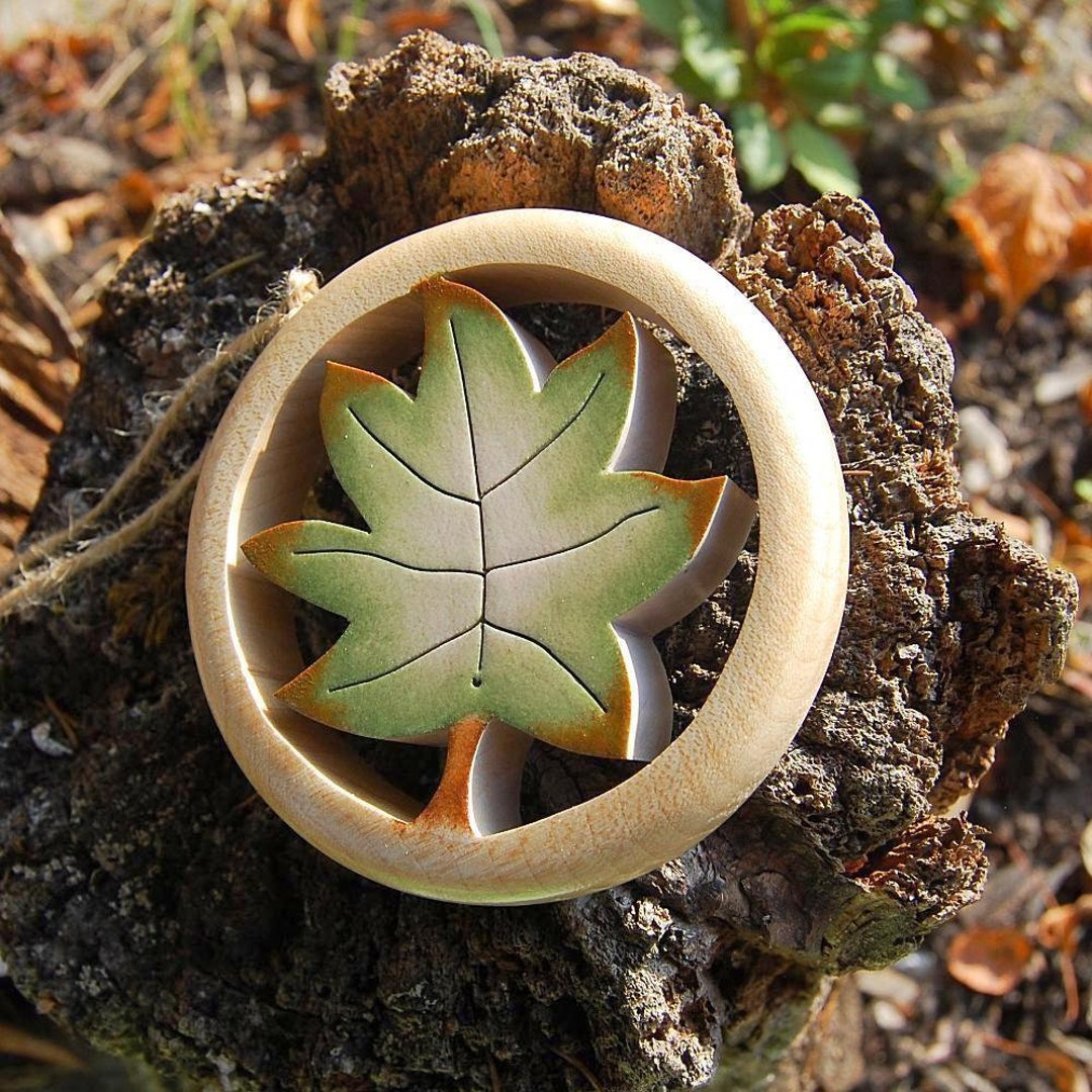 Wooden Tree Leaf - Etsy