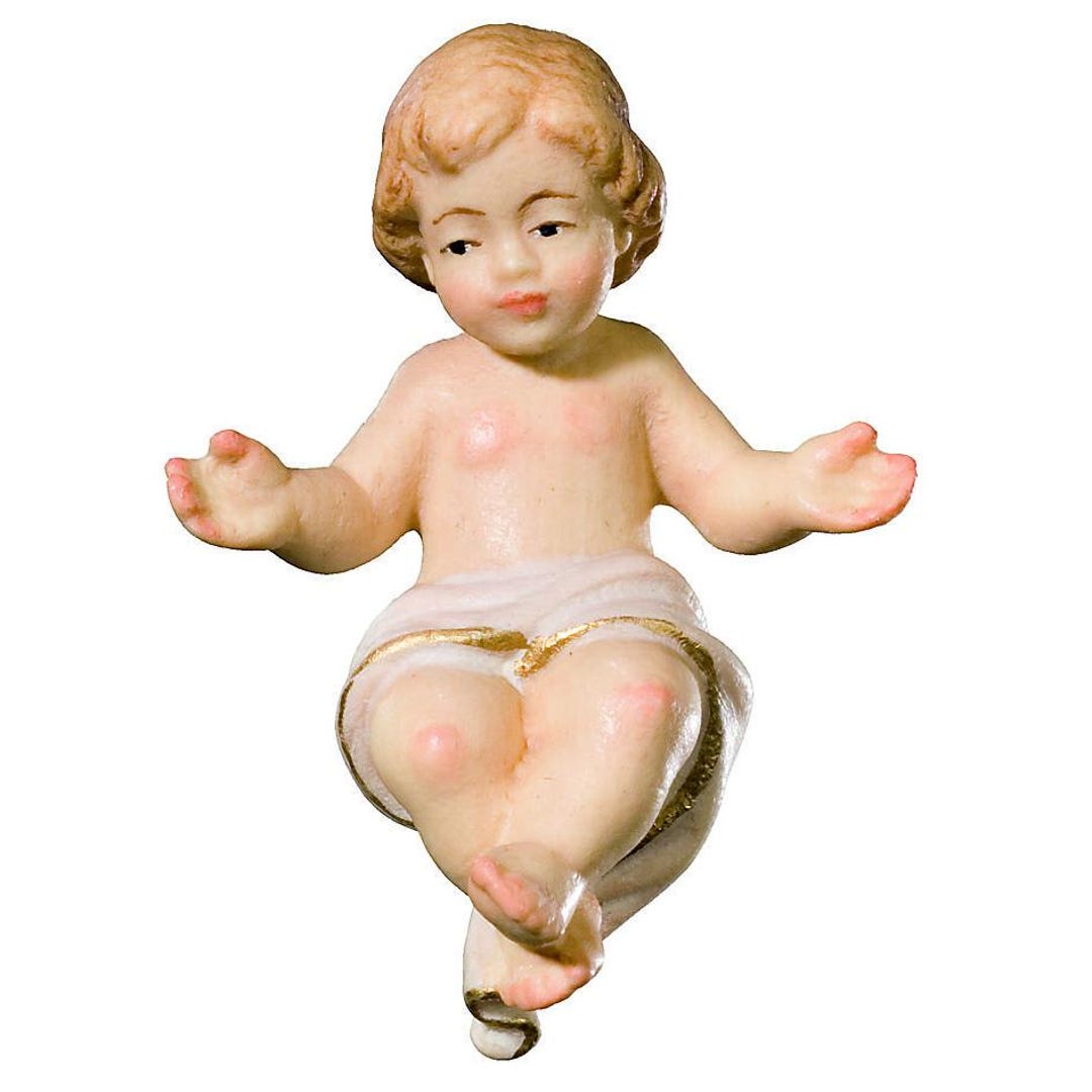 Baby Jesus - Peasant Wooden Nativity Scene, Religious Catholic ...