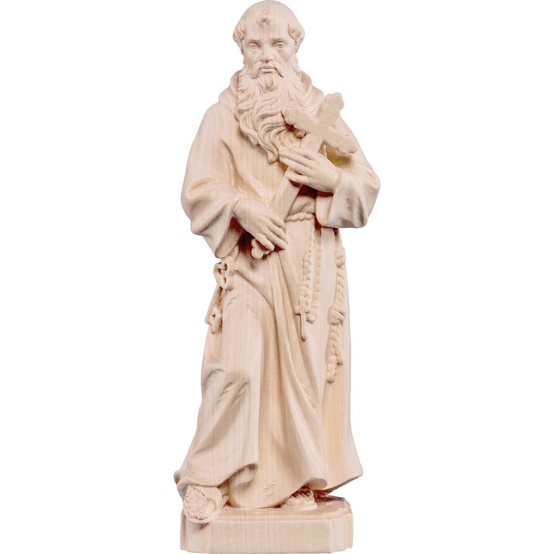 Conrad the Monk Wooden Statue, Saint Sculpture, Religious Gift - Etsy