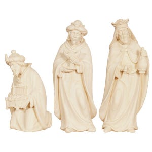 Ash Wood Three Kings – Handmade Nativity Figurines, Made in Italy - Etsy