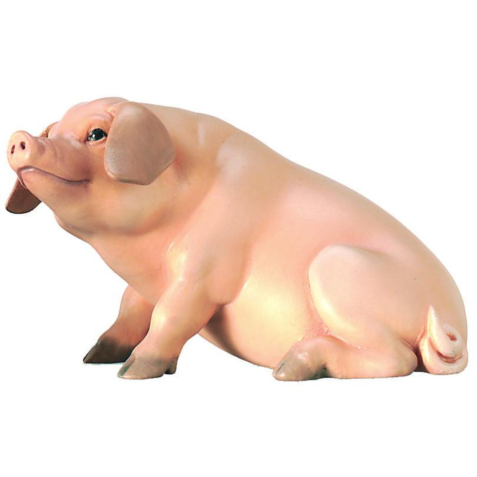 Hand-painted Wood Pig Figurine – Royal Nativity Scene Animal - Etsy