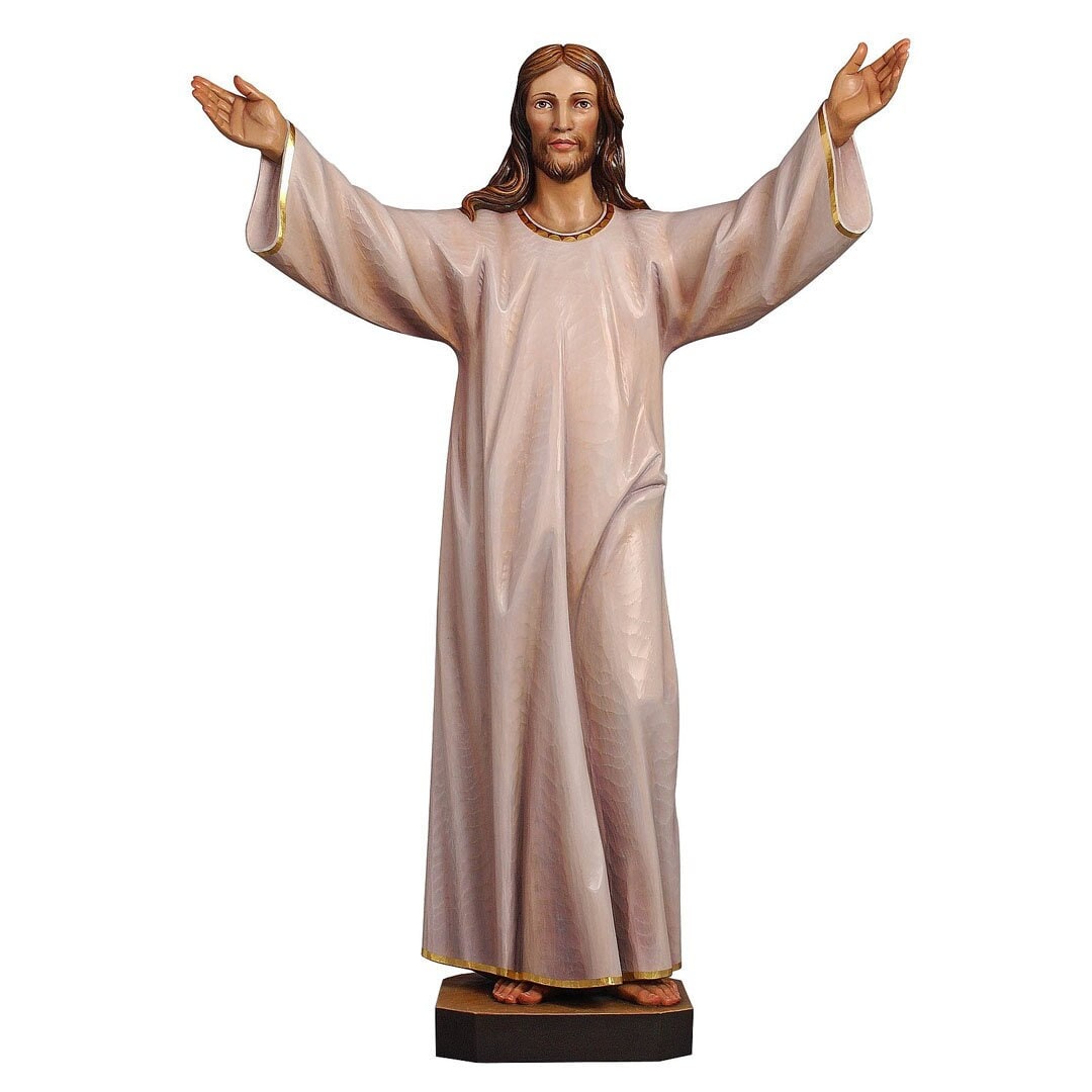 Jesus Resurrection of - Wooden Statue-religious Catholic Statues ...