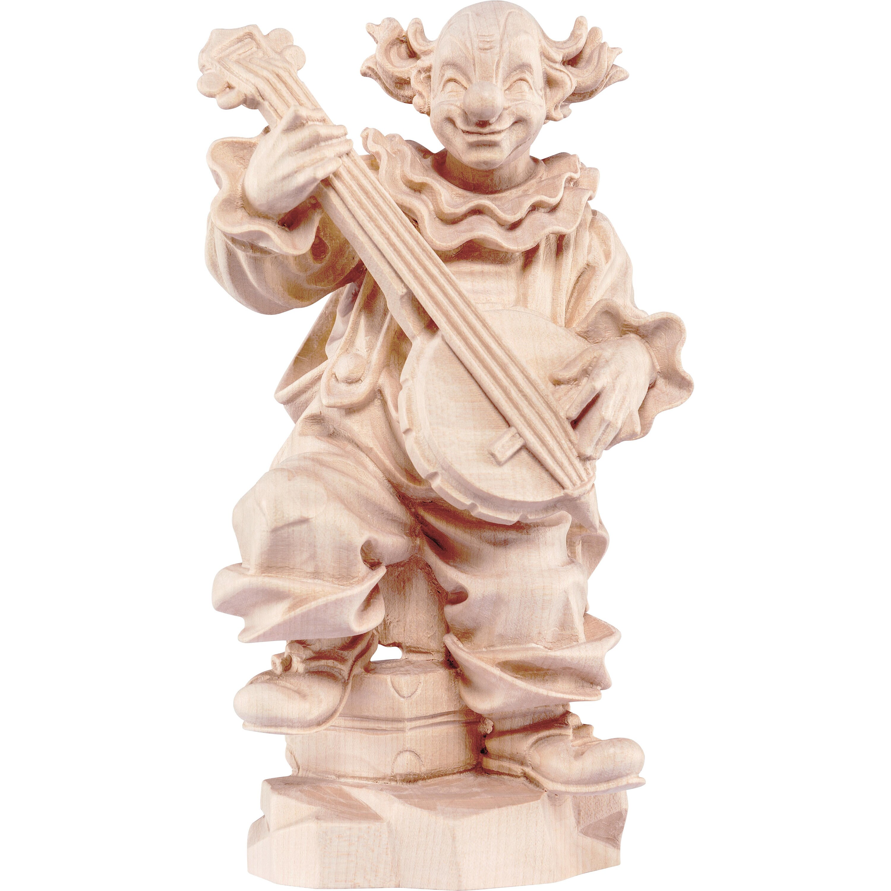 Hand-painted Maple Wood Clown Playing Banjo, Italian Statue - Etsy