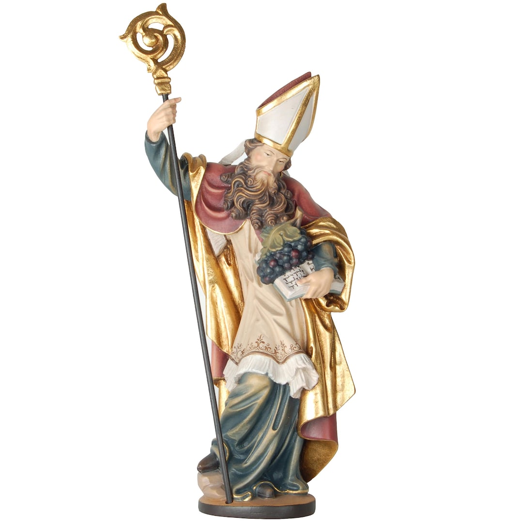 Saint Urban Wooden Statue, Hand-painted Maple Wood, Religious Gift - Etsy