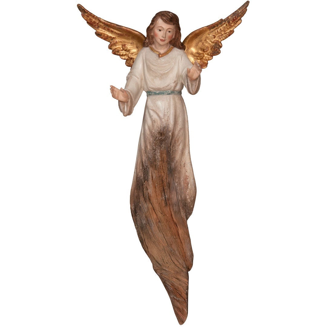 Guardian Angel Root Sculpture - Hand-painted Religious Gift - Etsy