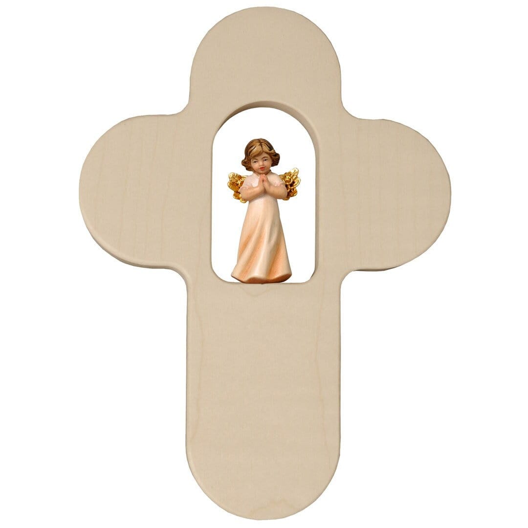 Childrens Crucifix With Praying Angel - Religious Cross, Catholic Gifts ...