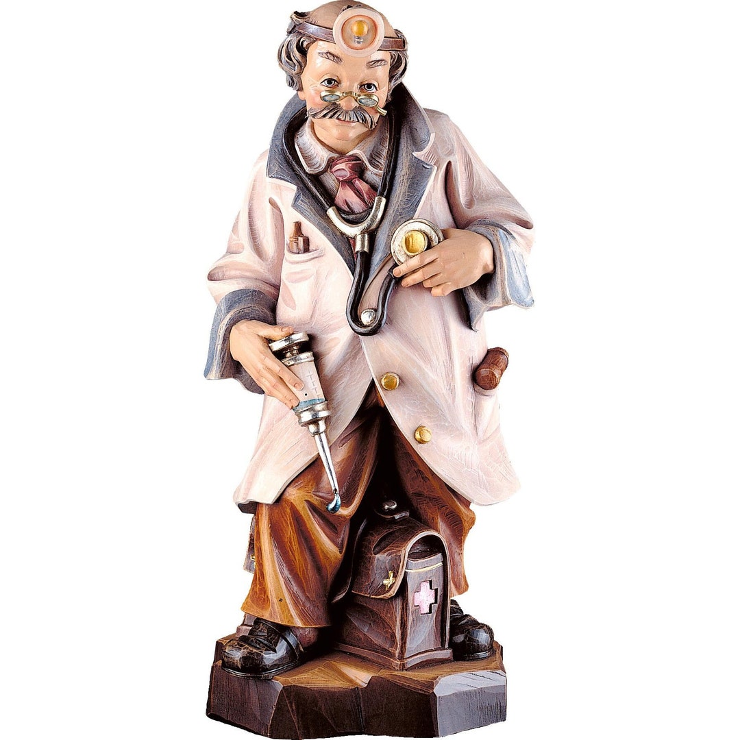 Doctor Wooden Statue Wooden Decoration, Wooden Gifts, Original Gifts ...