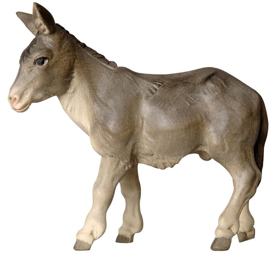 Standing Donkey - Tyrolean Nativity Figurines, Religious Gifts, Church ...