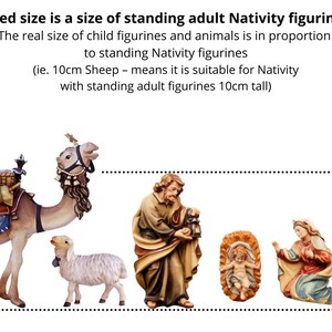 Nativity Animals Resting Sheep Nativity Figurines, Nativity Scene Set ...