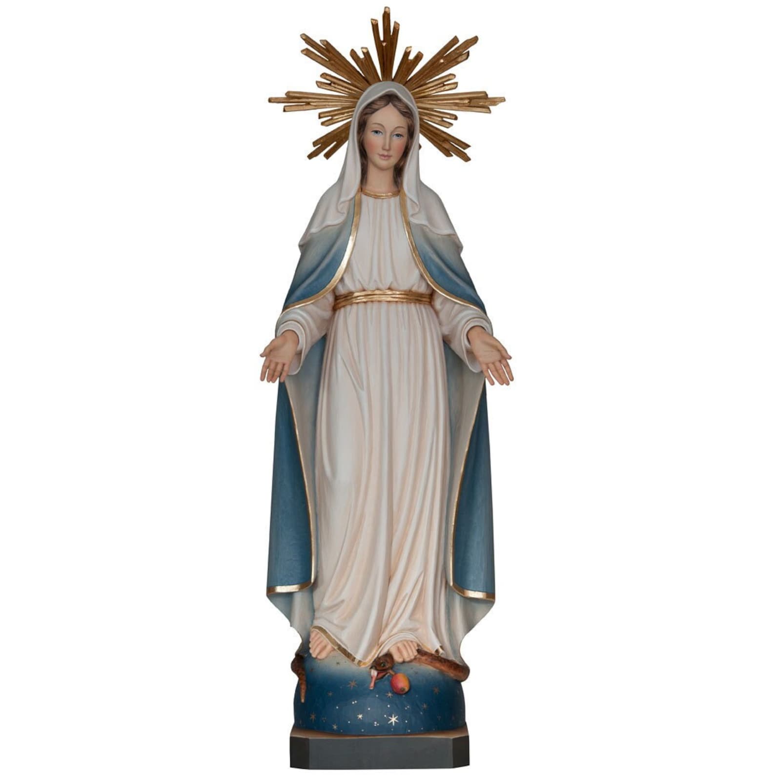 Our Lady of Grace With Halo Religious Statue Catholic - Etsy