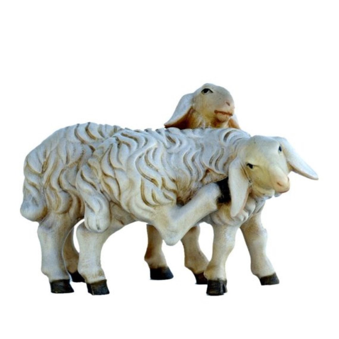 Nativity Animals - Pair of Sheep - Baroque Nativity Animals - Pair of ...