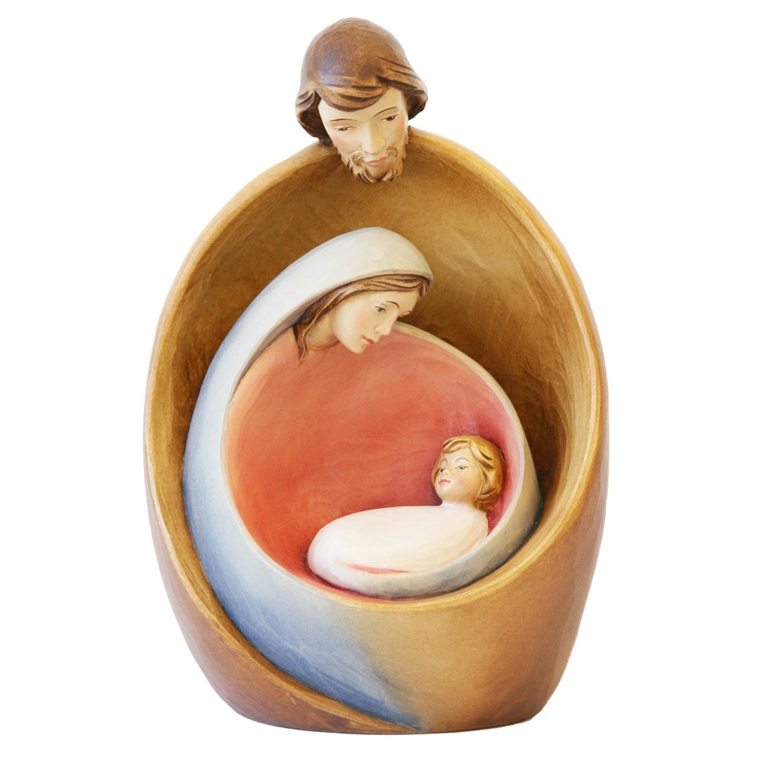 Modern Holy Family Statue, Fiberglass Religious Decor (11.81 Inch) - Etsy