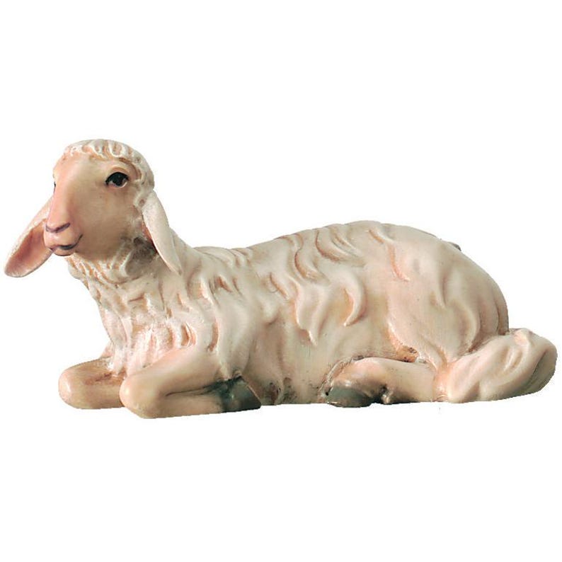 Sheep Lying for Nativity Scene - Royal Nativity Figurines, Nativity ...
