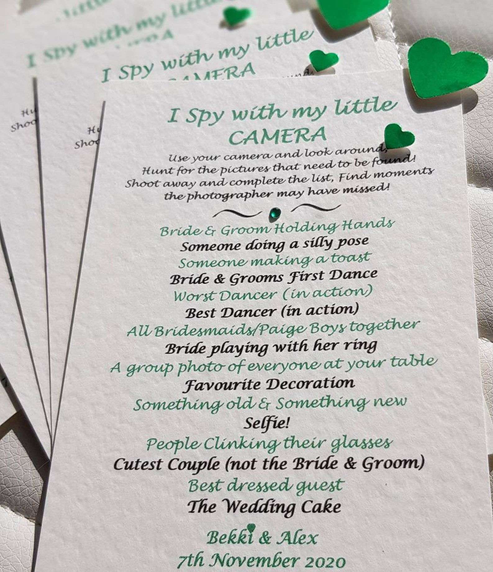 10 Personalised I Spy With My Little Camera Sign Wedding - Etsy UK