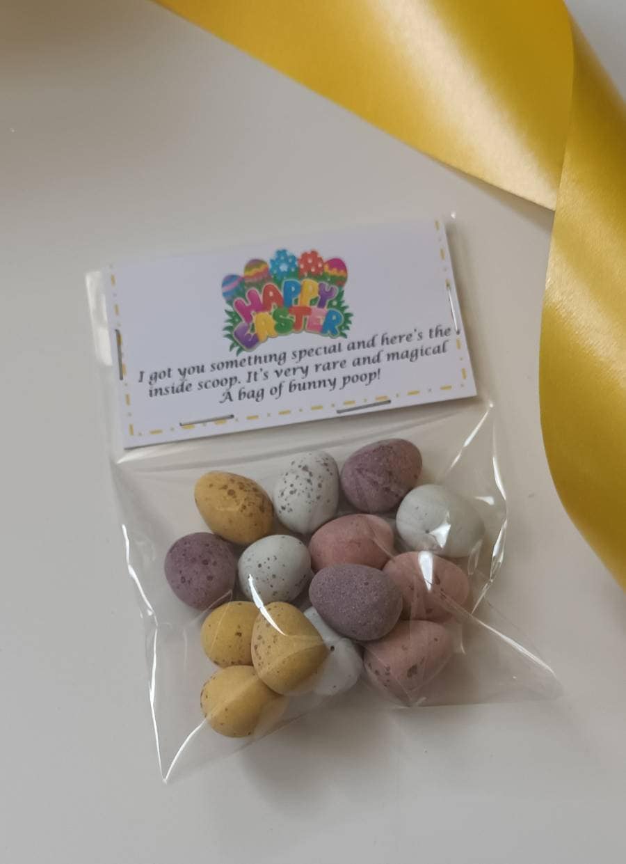 Novelty EASTER Sweet Chocolate BAGS SWEETIES Gift Easter Egg Bunny ...