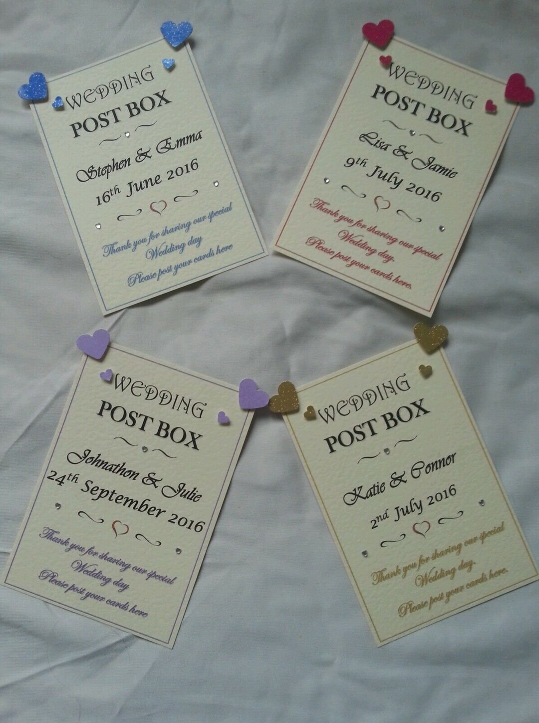 Wedding Post Box Wishing Well A5 Handmade Personalised Sign - Etsy