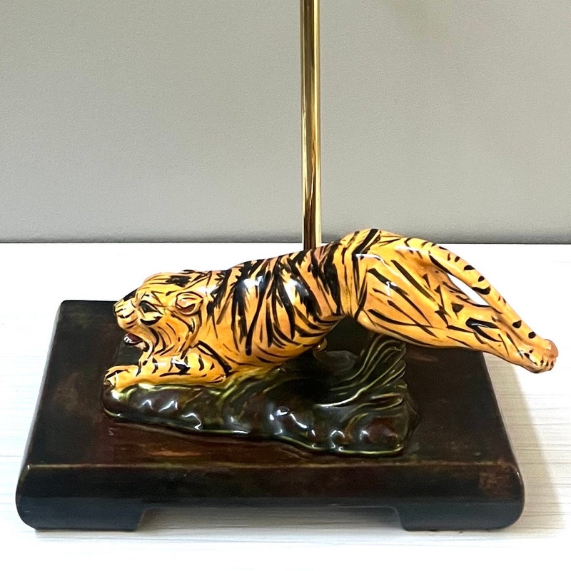 Ceramic Floor Tiger - Etsy