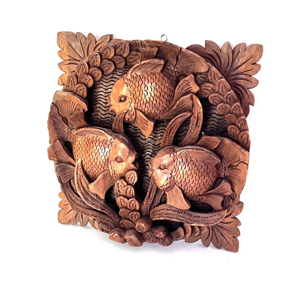 Wooden Fish Wall Decor - Etsy