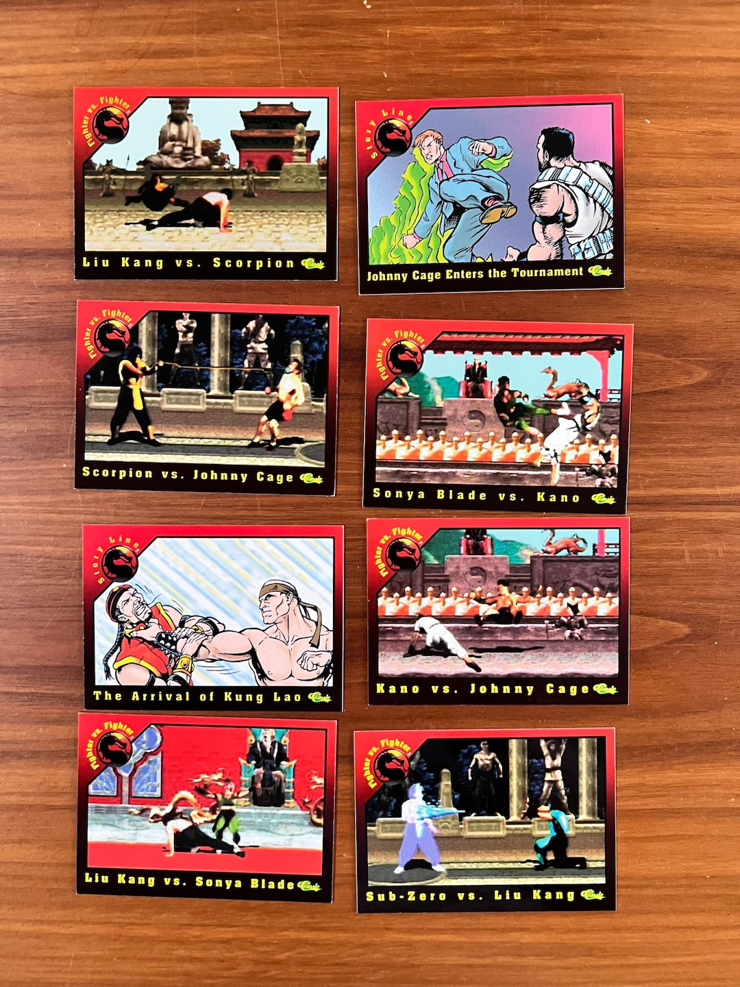1994 Classic Mortal Kombat Card Set of 20 - Etsy