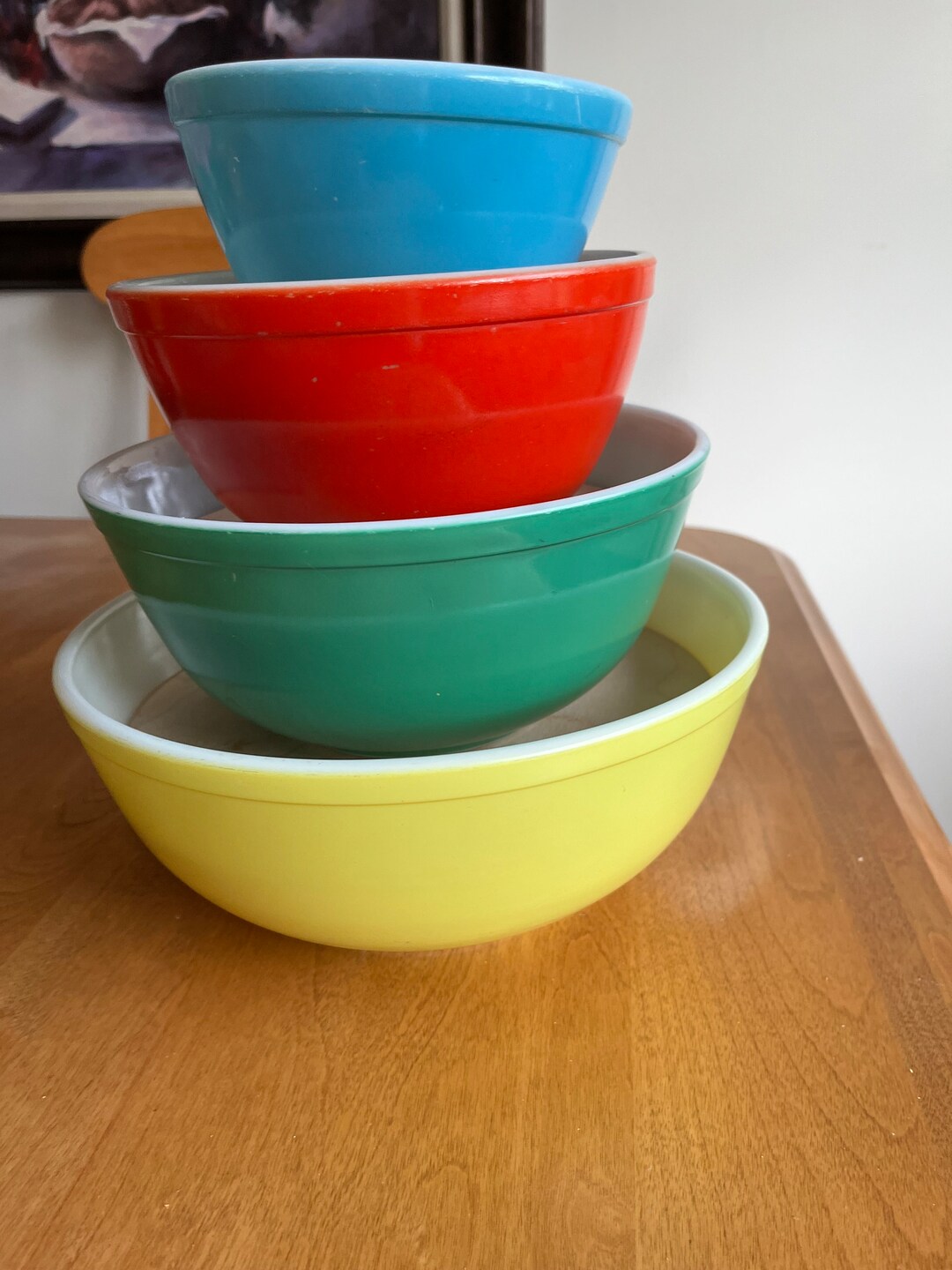Pyrex Primary Colors Mixing Bowls - Etsy
