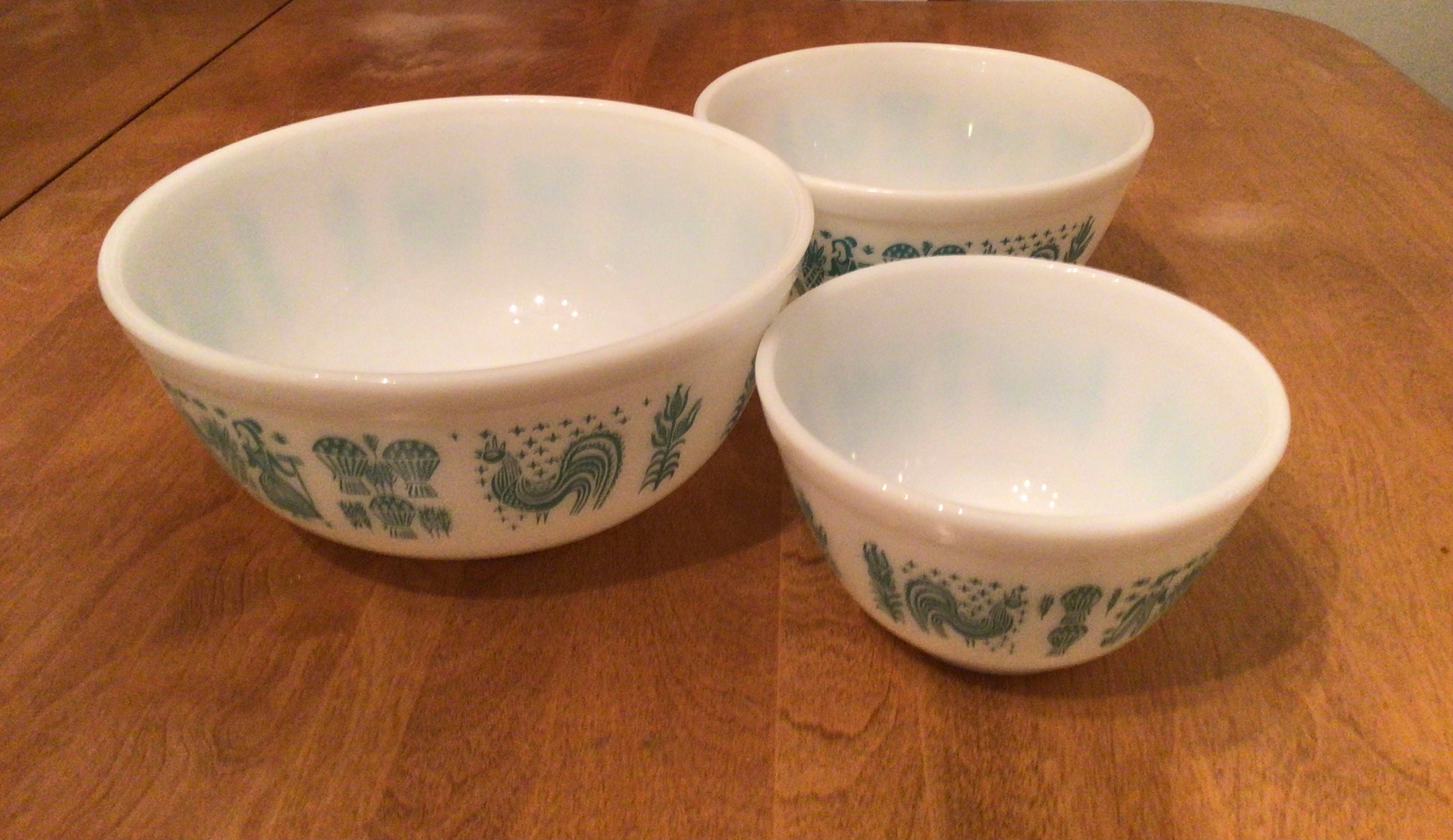 Pyrex Butterprint Amish Mixing Bowls 401 402 403 - Etsy