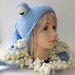 Octopus Hat, Crochet Octopus Hat Sky Blue-light Cream, Kid's, Adult's ...