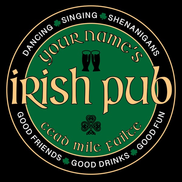 Irish Pub - Etsy
