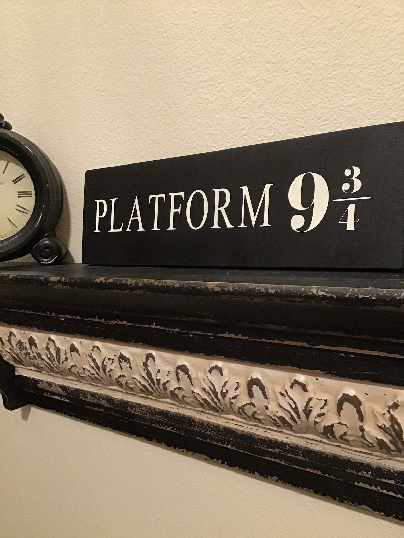 Platform 9 3/4 Wood Sign 18 x 5.5 | Etsy