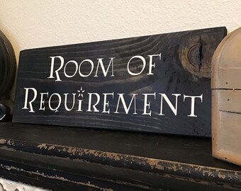 Room of Requirement Sign | Etsy