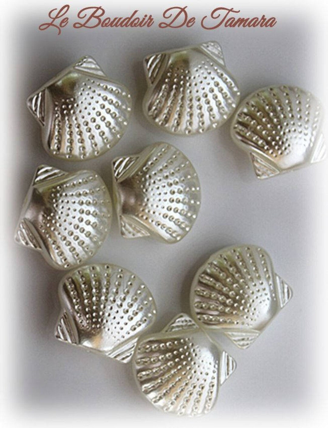 Seashell Pearls, Acrylic Beads, Seashell Beads, Pearly Pearls, Pearly ...