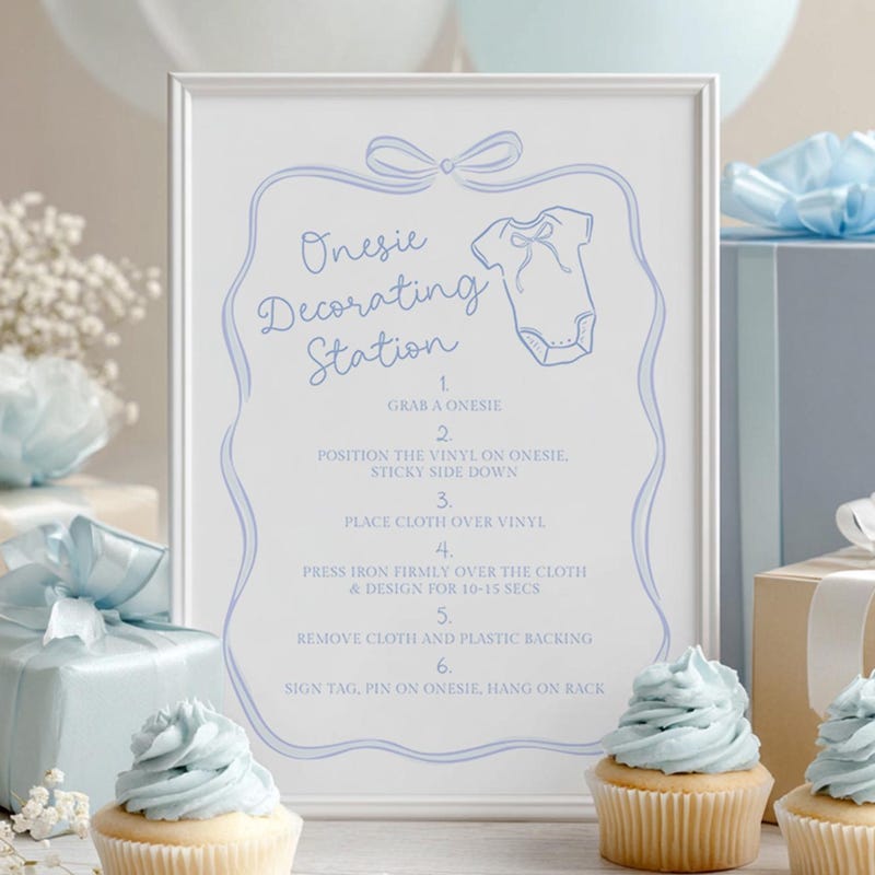 Baby Onesie Diy Station - Etsy UK