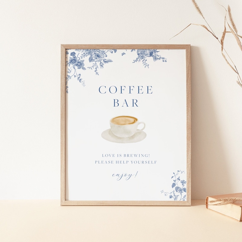 Coffee Wedding Sign - Etsy
