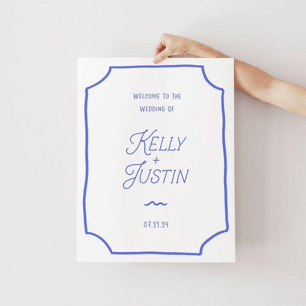 Wedding Welcome Sign Border - Etsy