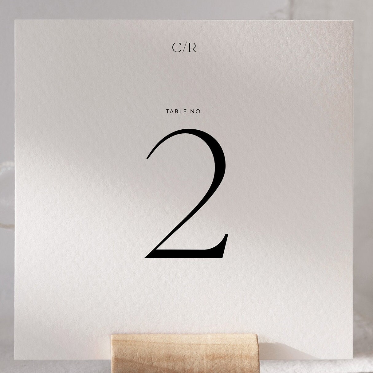 Minimalist Table Number Printable Table No. Editable | Etsy
