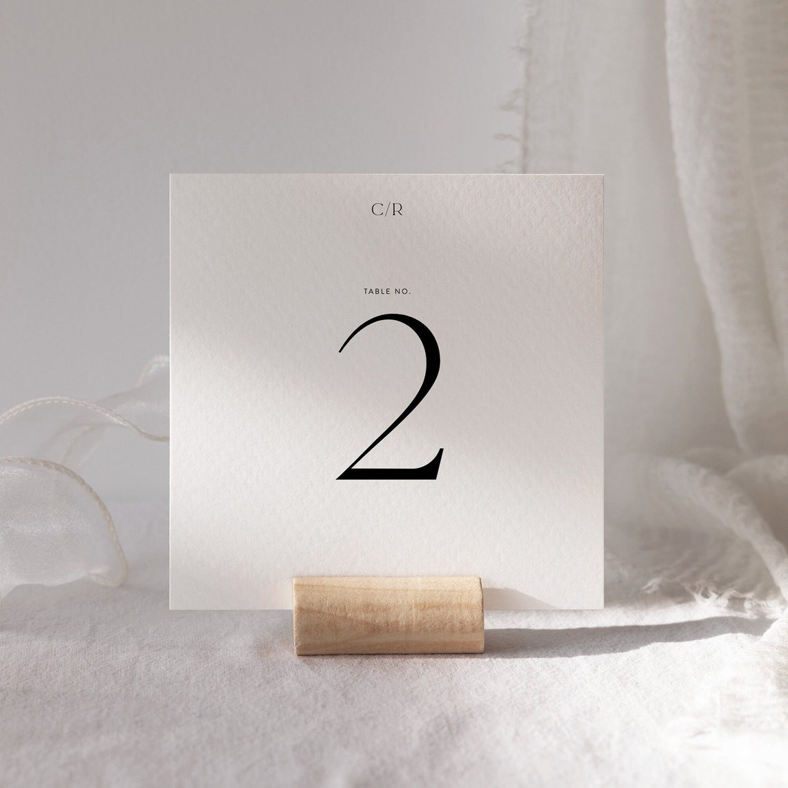 Minimalist Table Number Printable Table No. Editable | Etsy